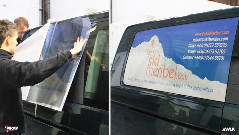 Vehicle One-Way Vision Print, Contravision Printing, Vehicle One-Way ...